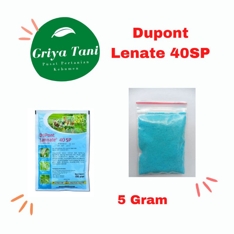 Jual 5 Gram Dupont Lenate 40Sp Insektisida kutu daun semut serta Hama ...