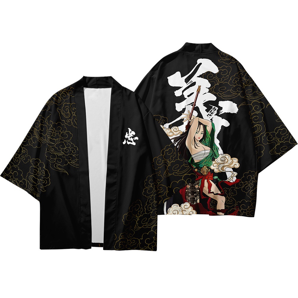 Jual baju Fashion Loose Men Women Japanese Robe Samurai Anime Cosplay ...
