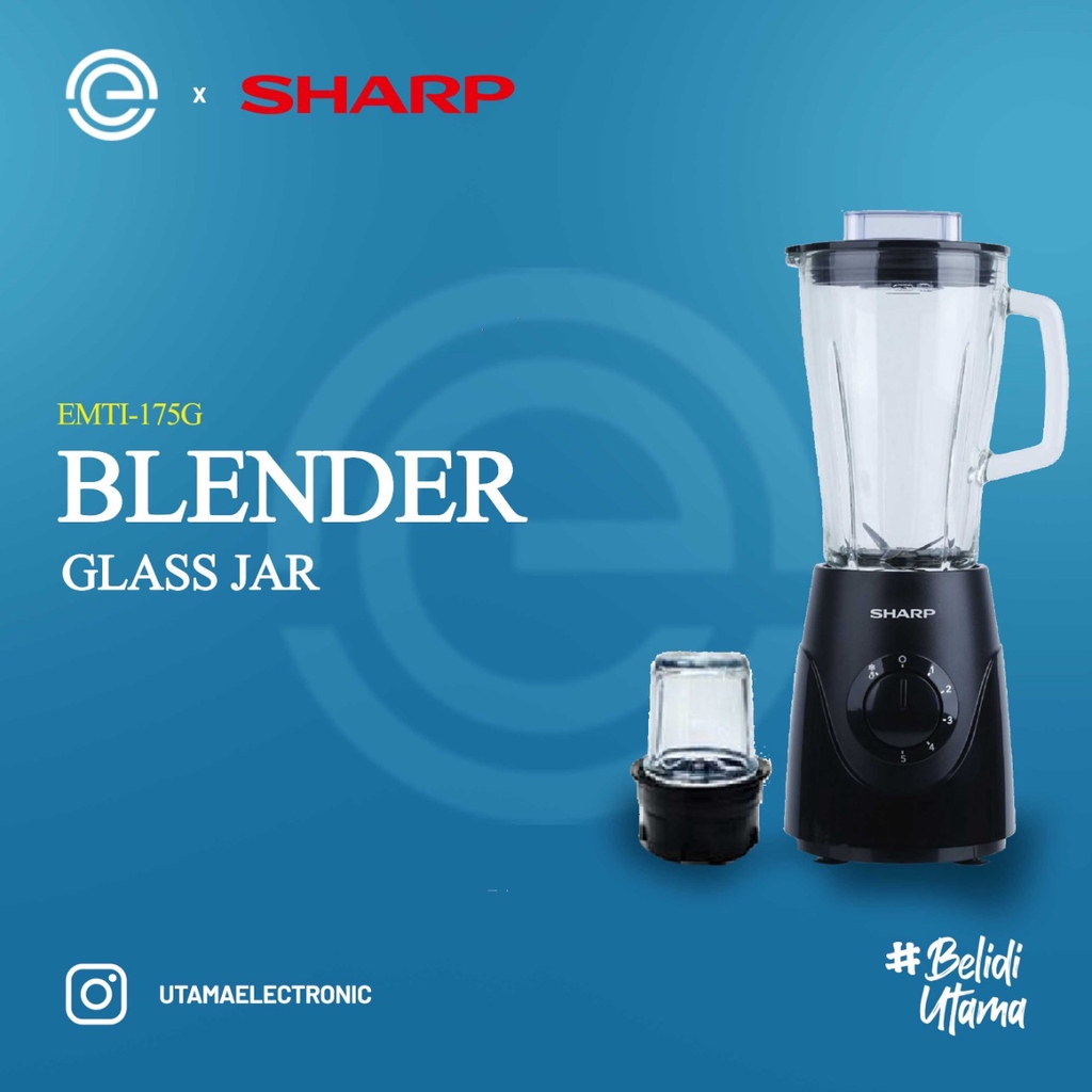 Jual SHARP Blender Kaca 1.75 Liter EMTI-175G | Shopee Indonesia