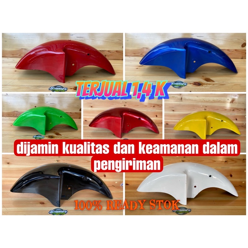 Jual Slebor depan ninja R warna merah kuning biru hijau hitam putih ...