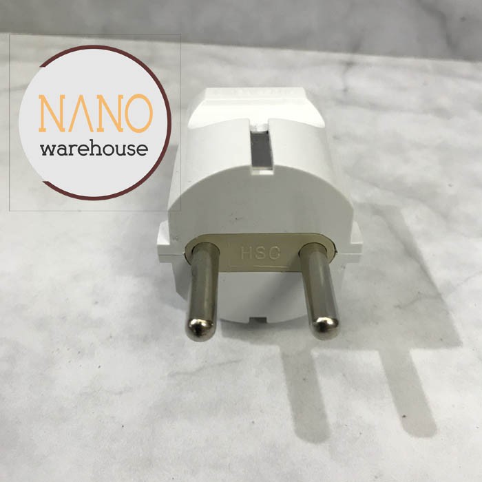 Jual Steker Arde Putih HSC / Colokan Cok Listrik Besar | Shopee Indonesia