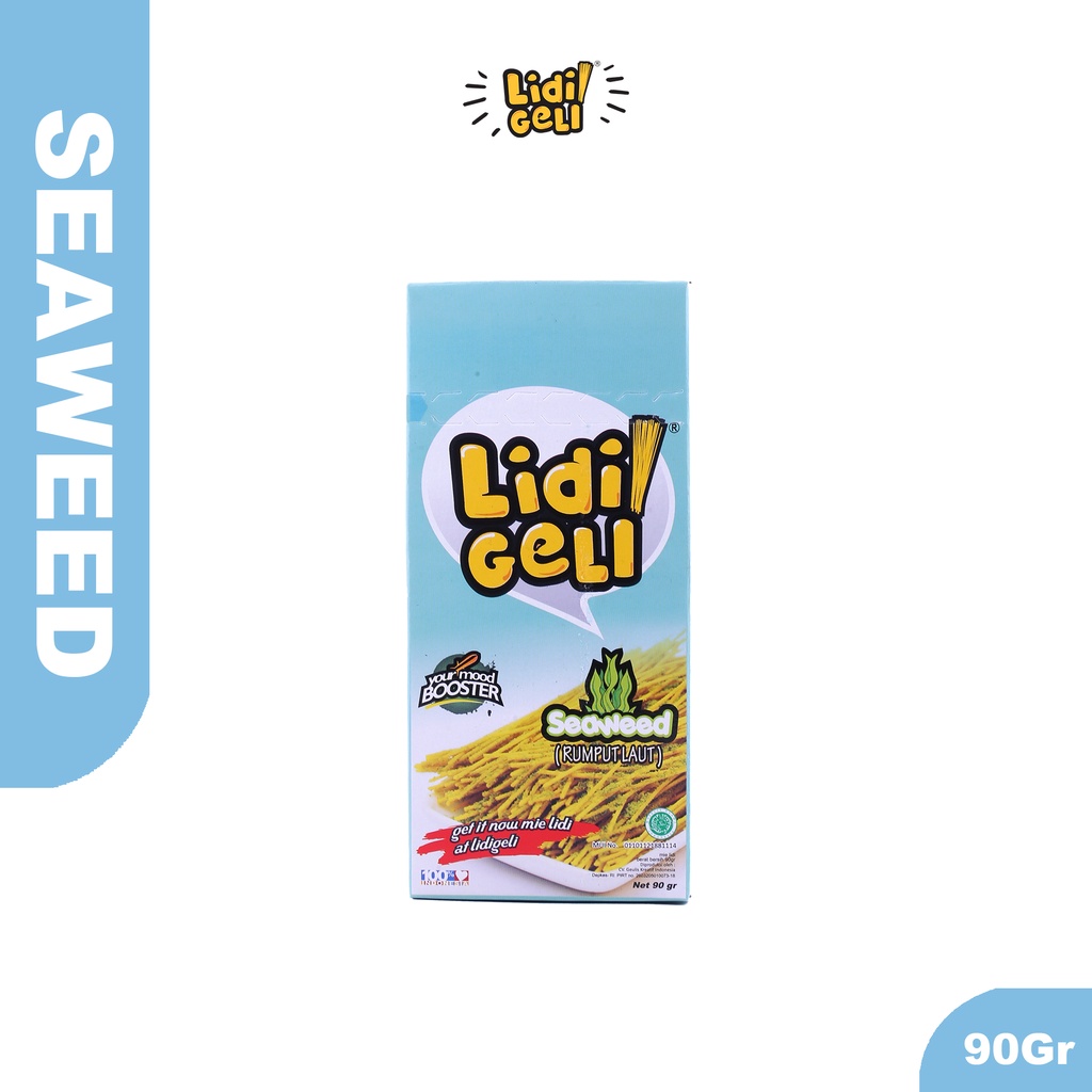 Jual Lidi Geli - Mie Lidi Rasa Seaweed 90gr | Shopee Indonesia