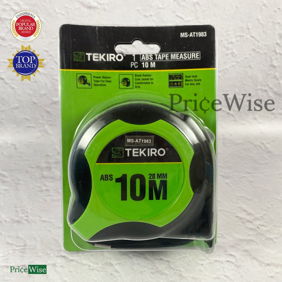 Jual Meteran Karet 10m Tekiro / ABS Tape Measure 10 m | Shopee Indonesia