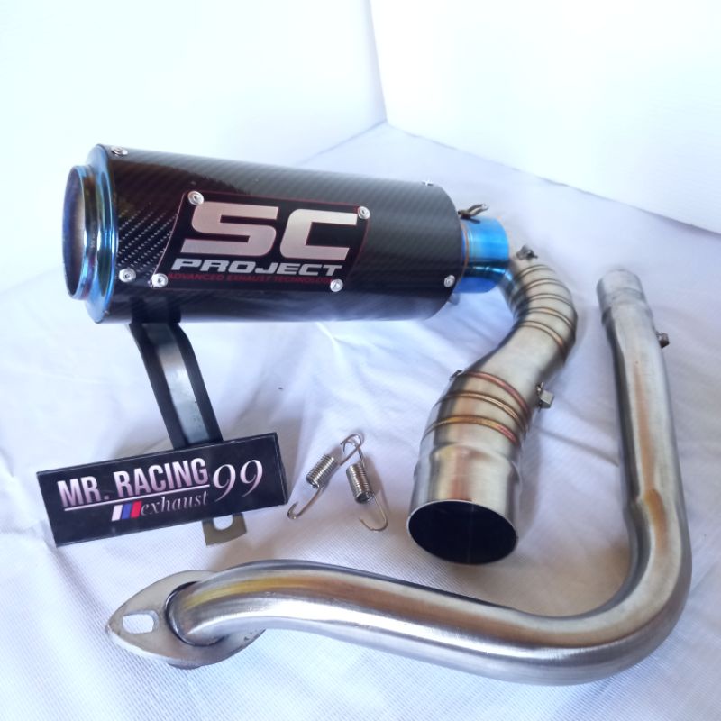 Jual Knalpot Racing SC Project Sandblas Cbr150r Faceklift - CBR K45R ...