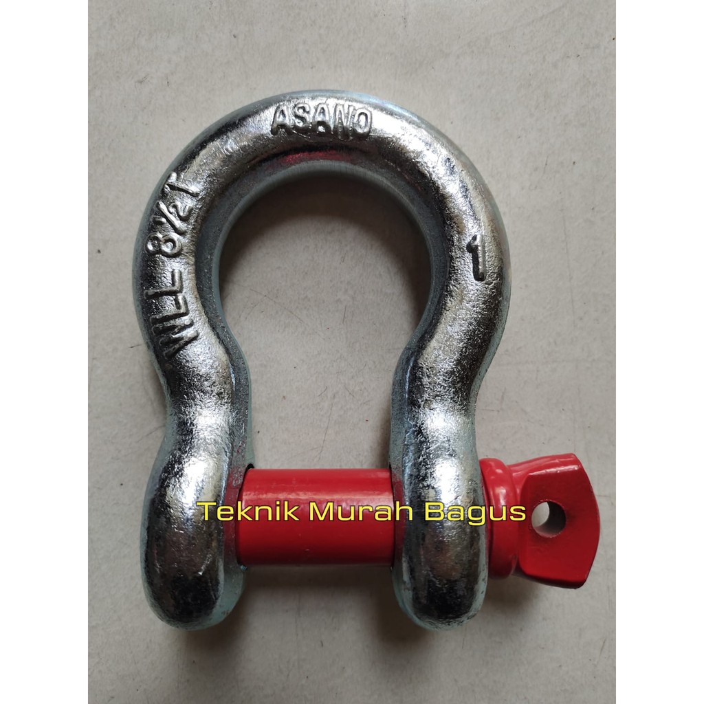 Jual Asano Segel Omega 8.1/2 ton 1" Screw Pin Shackle G209 Kabel Seling ...