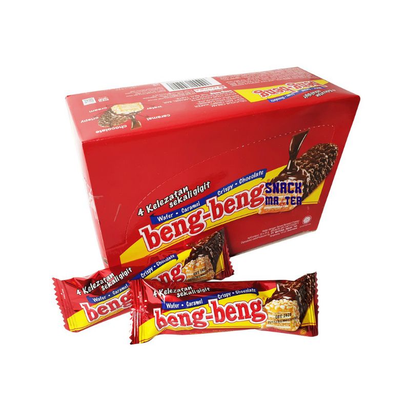 Jual Wafer Coklat Beng - Beng 20 bks @20gr /wafer caramel choco ...