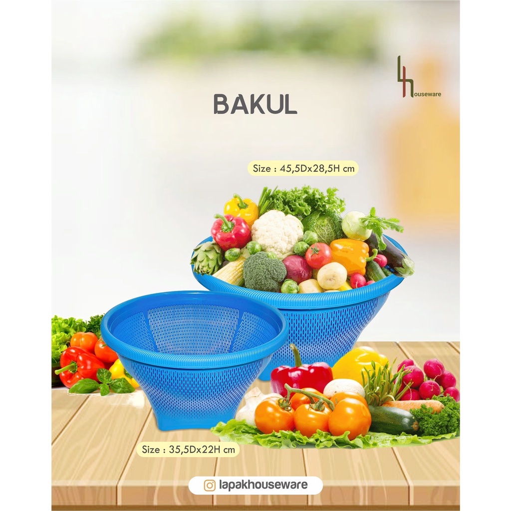 Jual Bakul BESAR 223 Warna DX / Bakul Plastik / Bakul Nasi / Bakul ...