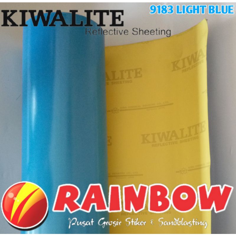 Jual Sticker KIWALITE Reflective Scotlight Sheet Warna BIRU MUDA ...