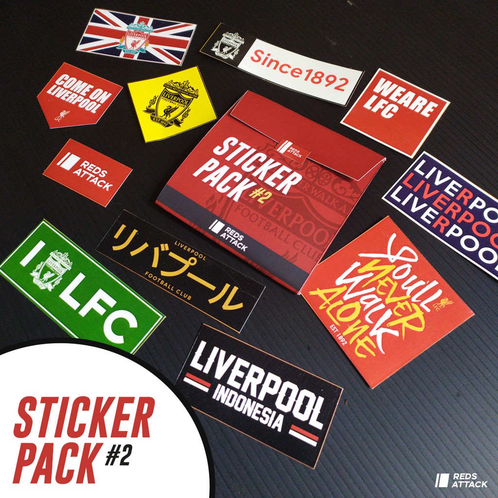 Jual STICKER PACK #2 Liverpool / YNWA 11pcs Stiker Vinyl Anti Air ...