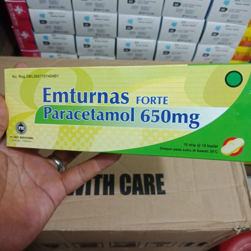 Jual EMTURNAS Forte 650mg 100kaplet | Shopee Indonesia