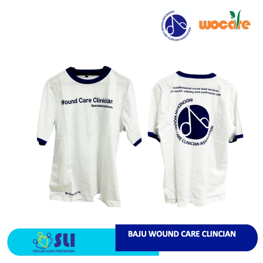 Jual BAJU - KAOS INWCCA WOUND CLINICIAN | Shopee Indonesia