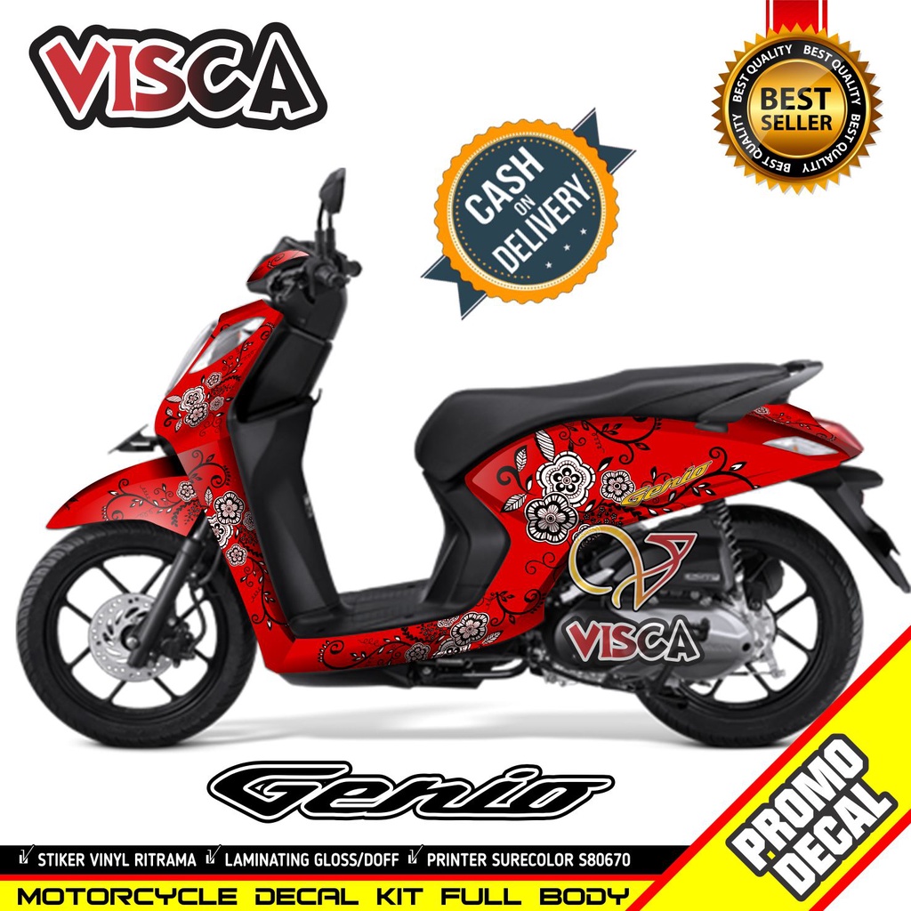 Jual Decal Genio Full Body 2022 Stiker Genio Variasi 2022 Full Body ...