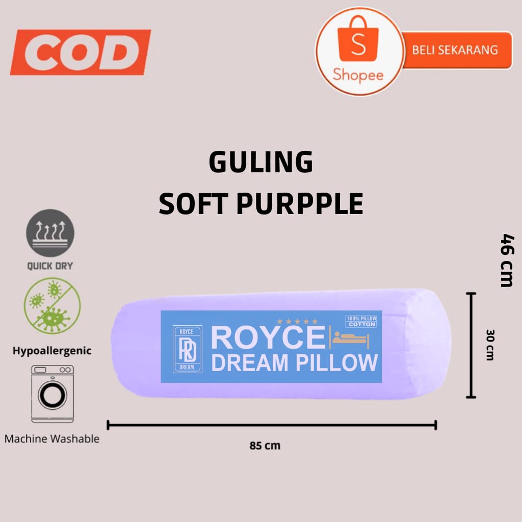 Jual Guling Tidur 1 pcs isi Microfiber Royce Dream pillow Mseries empuk ...