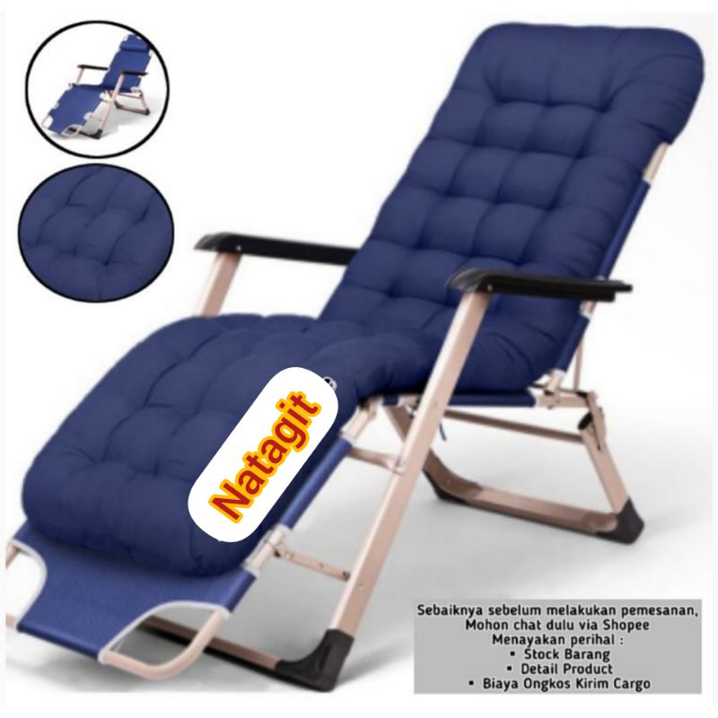 Jual Kursi Malas Kursi lipat kursi santai Lipat Folding Bed Ranjang ...