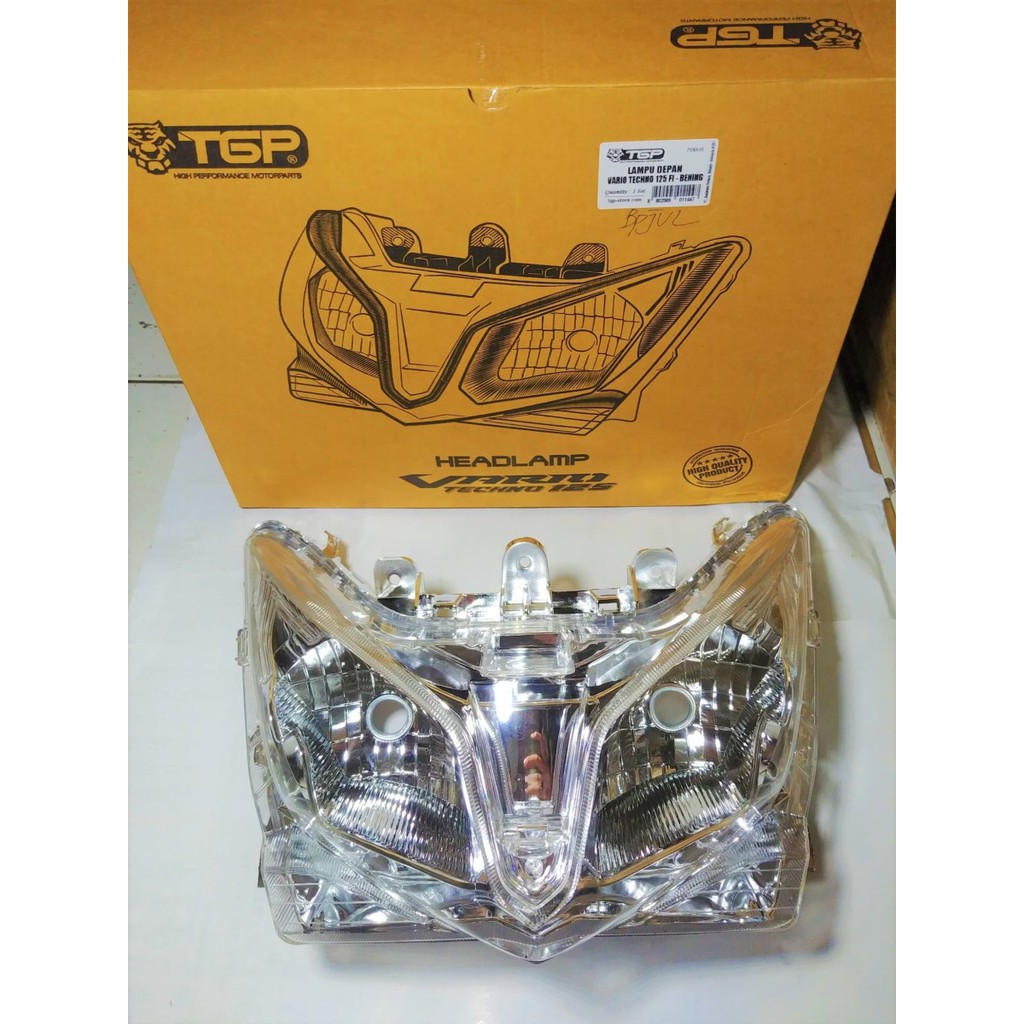 Jual Reflektor Lampu Depan Vario 125 Techno Fi Merk TGP High Quality | Shopee Indonesia