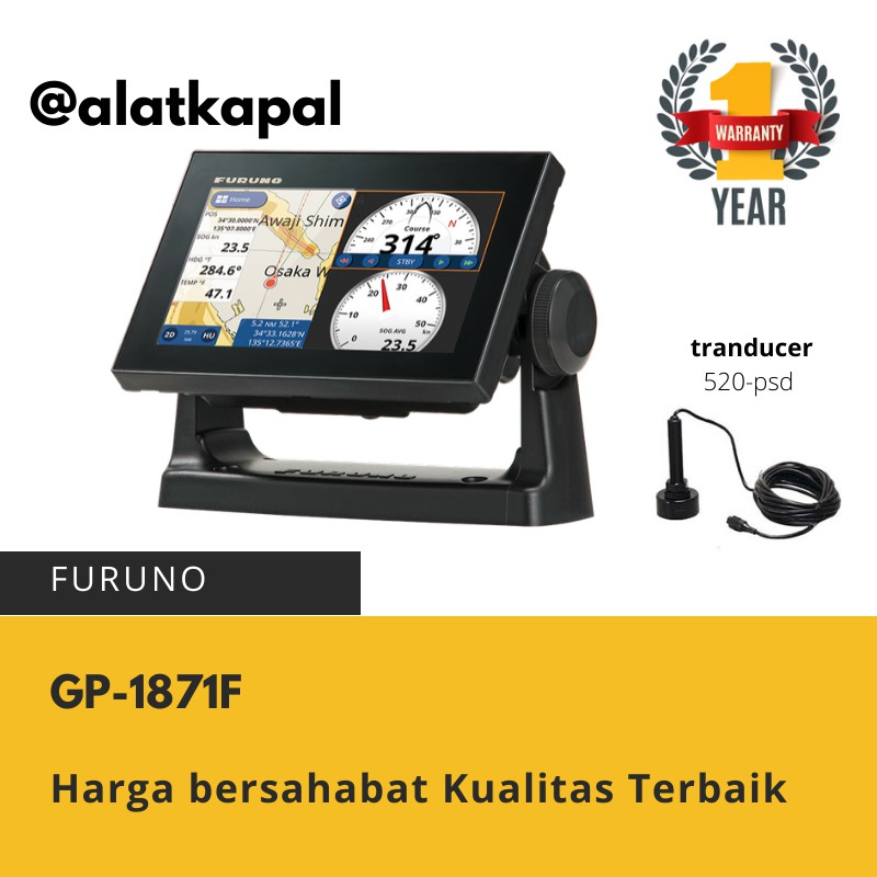 Jual FURUNO GP 1871F GPS CHART PLOTTER with CHIRP FISH FINDER Harga Murah | Shopee Indonesia