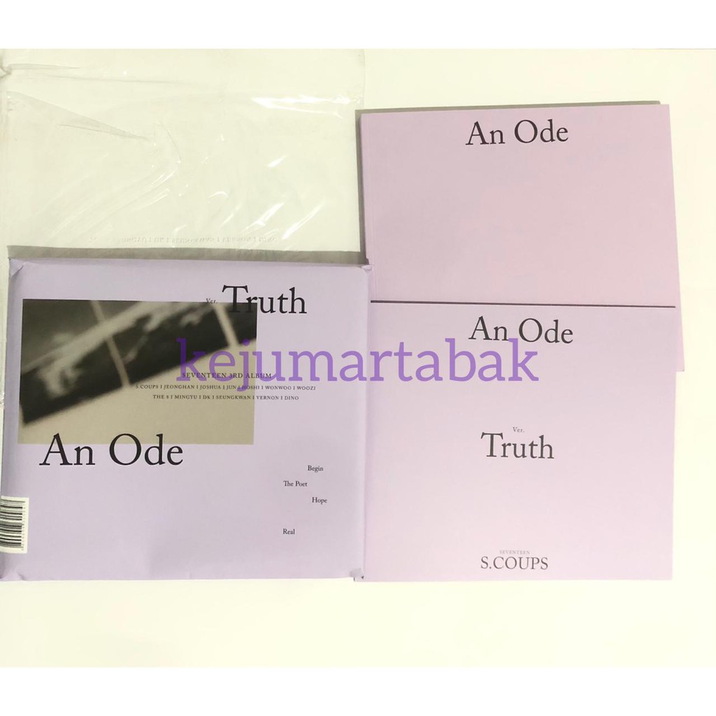 Jual Album SVT An Ode Truth Version (Booked) | Shopee Indonesia