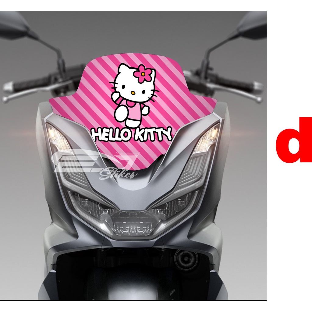 Jual STIKER WINDSHIELD VISOR PCX / STIKER MICA DEPAN PCX / STIKER ...