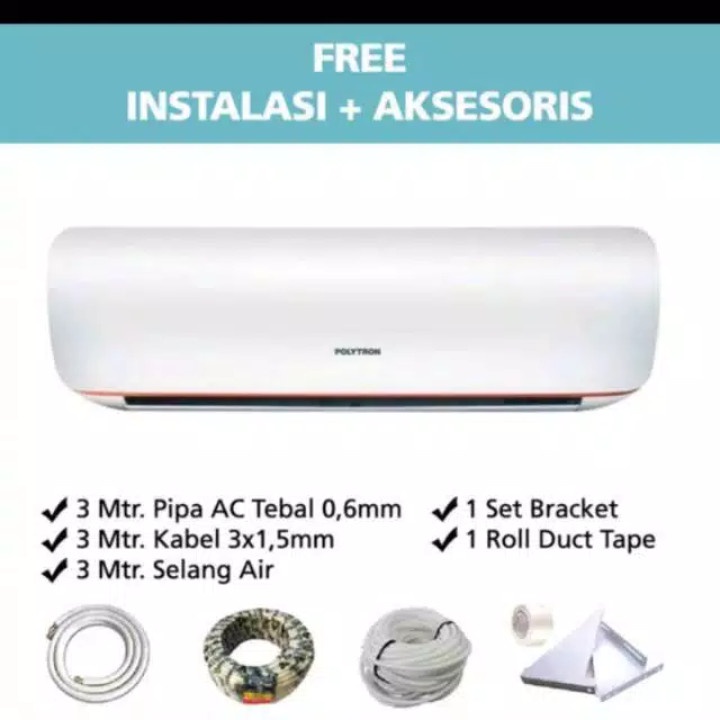 Jual AC POLYTRON PAC 05VH / PAC-05VH AC INCLUDE PASANG DAN BAHAN (KOTA ...