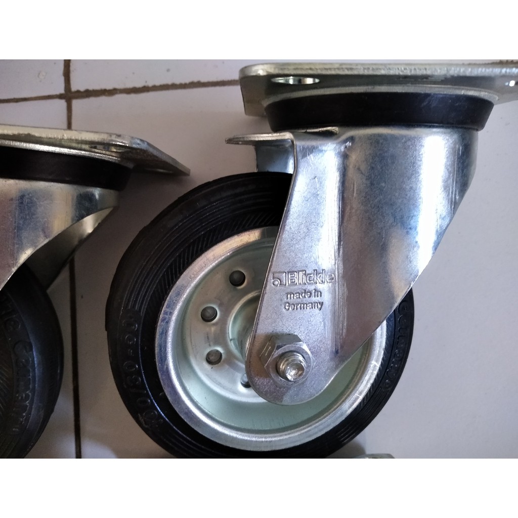 Jual RODA TROLI BLICKLE 8" Roda Karet-Original Blickle Germany. Harga ...
