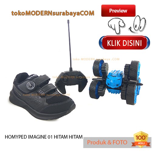 Jual Sepatu BERHADIAH Terbaru 2020 HOMYPED IMAGINE 01 HITAM HITAM ...