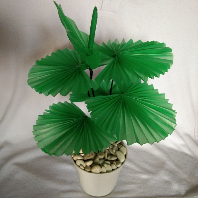 Jual Prakarya bunga kipas dari kantong plastik | Shopee Indonesia