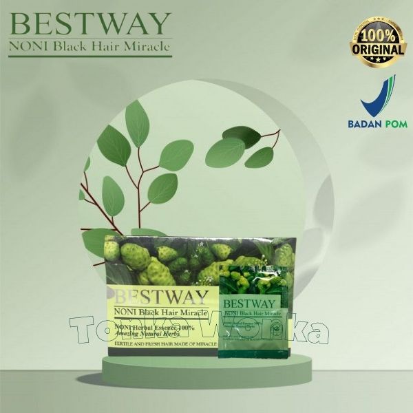 Jual Bestway Noni Black Hair Miracle BSY Noni Black Original BPOM ...