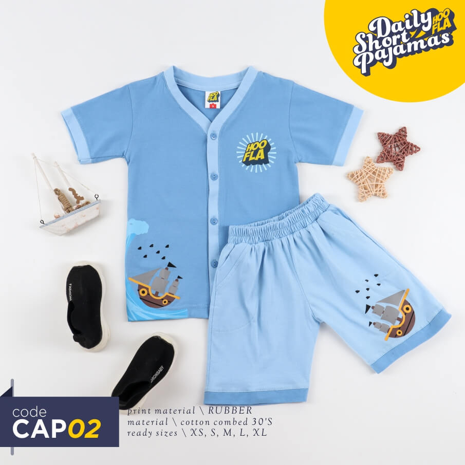 Jual CAP 02 (Daily Short Pajamas) | Shopee Indonesia