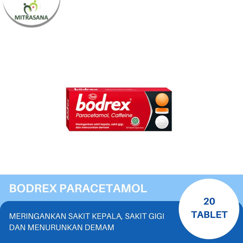 Jual Bodrex Paracetamol / Penurun Demam / Penurun Panas / 20 Tablet ...
