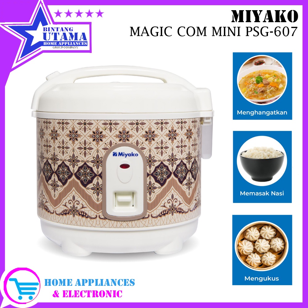 Jual (COD) Magic Com Miyako PSG607 / PSG-607 / PSG 607 - Rice Cooker ...