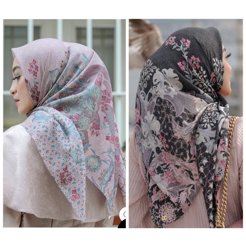 Jual The Topkapi Voal Square Buttonscarves (NEW) | Shopee Indonesia