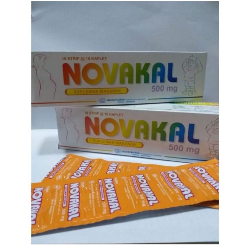 Jual NOVAKAL Isi 100 tab | Shopee Indonesia