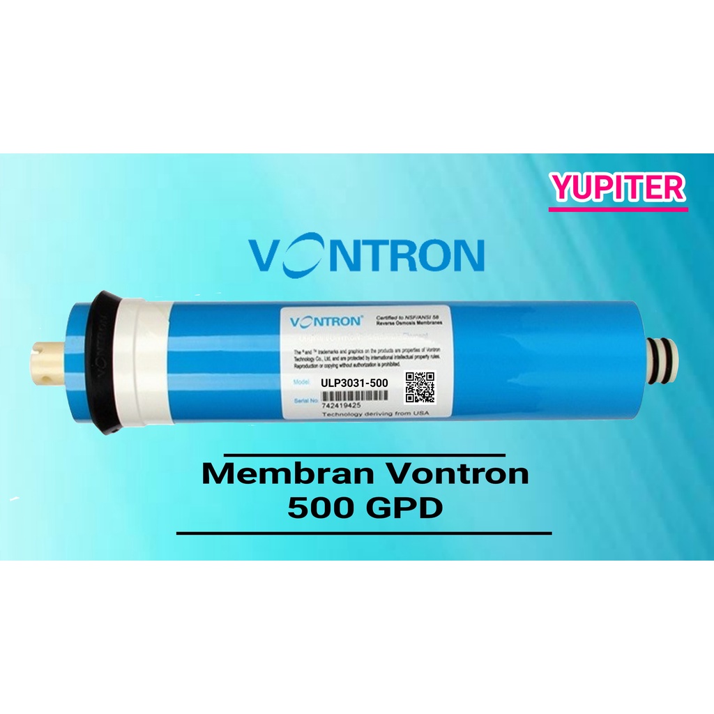 Jual Membran Vontron 500 GPD - Filter Air | Shopee Indonesia