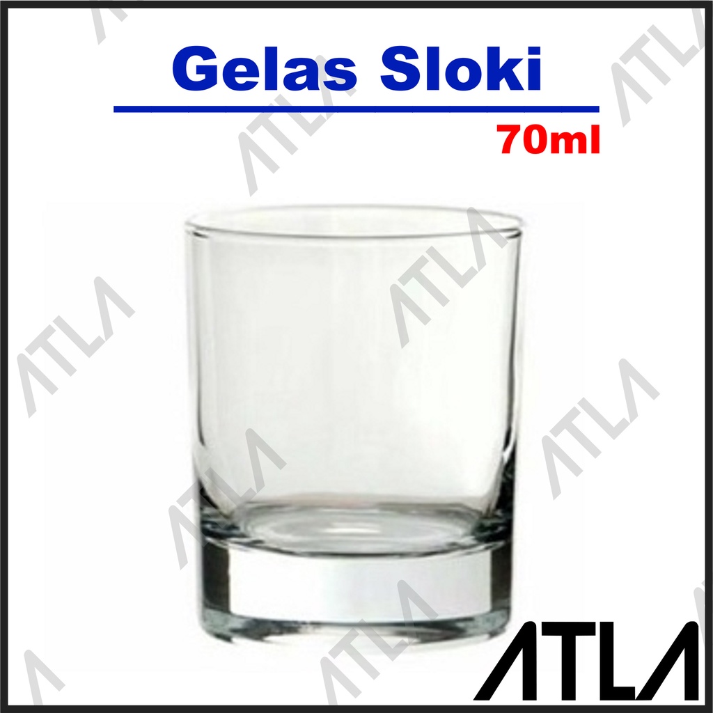Jual Gelas Sloki KIG LU-03 70 ml Kaca Mini Wadah Cup Shot Lilin Hias Vas Terrarium Glass ...