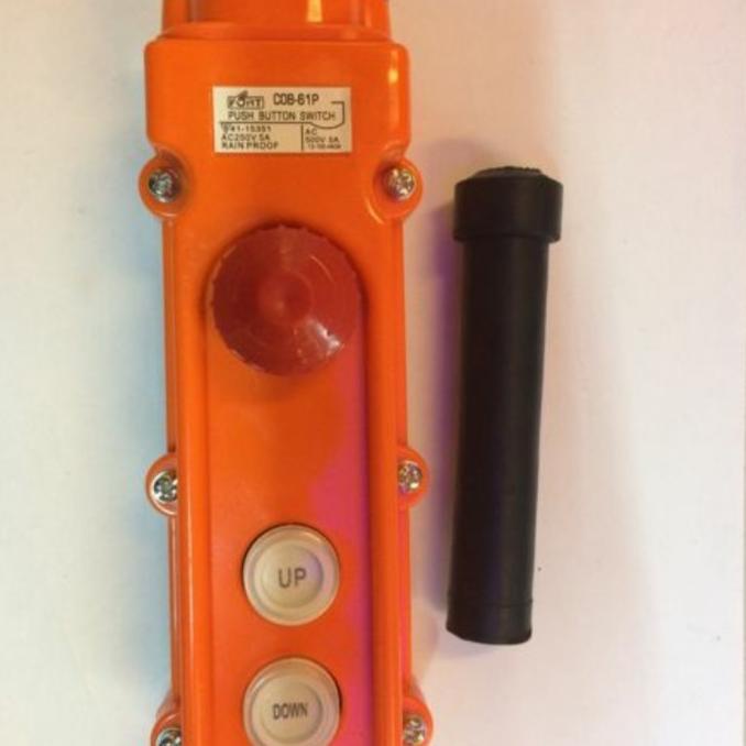 Jual Hoist Push Button FORT 2 Tombol COB-61P With Emergency Stop ...