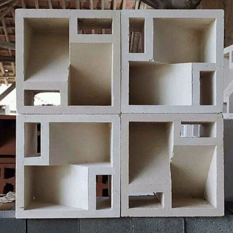 Jual Roster Minimalis Roster Beton Roster Putih Loster Ukuran 20x20 cm ...