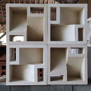 Jual Roster Minimalis Roster Beton Roster Putih Loster Ukuran 20x20 cm ...