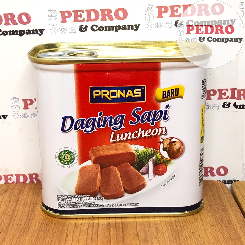 Jual Pronas beef luncheon meat 340 gram - daging giling sapi kaleng ...
