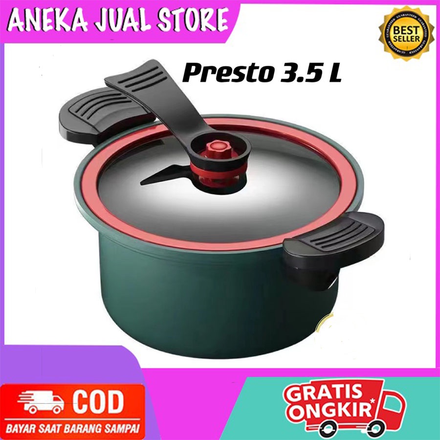 Jual Panci Presto Texania Pot/Panci Viral 3,5 Liter | Shopee Indonesia