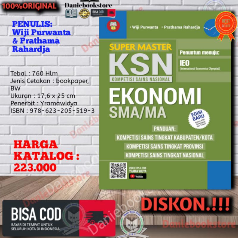 Jual BUKU SUPER MASTER KSN (KOMPETISI SAINS NASIONAL) EKONOMI SMA/MA | Shopee Indonesia