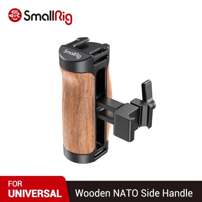 Jual Smallrig Wooden NATO Side Handle with Quick Release NATO Rail ...