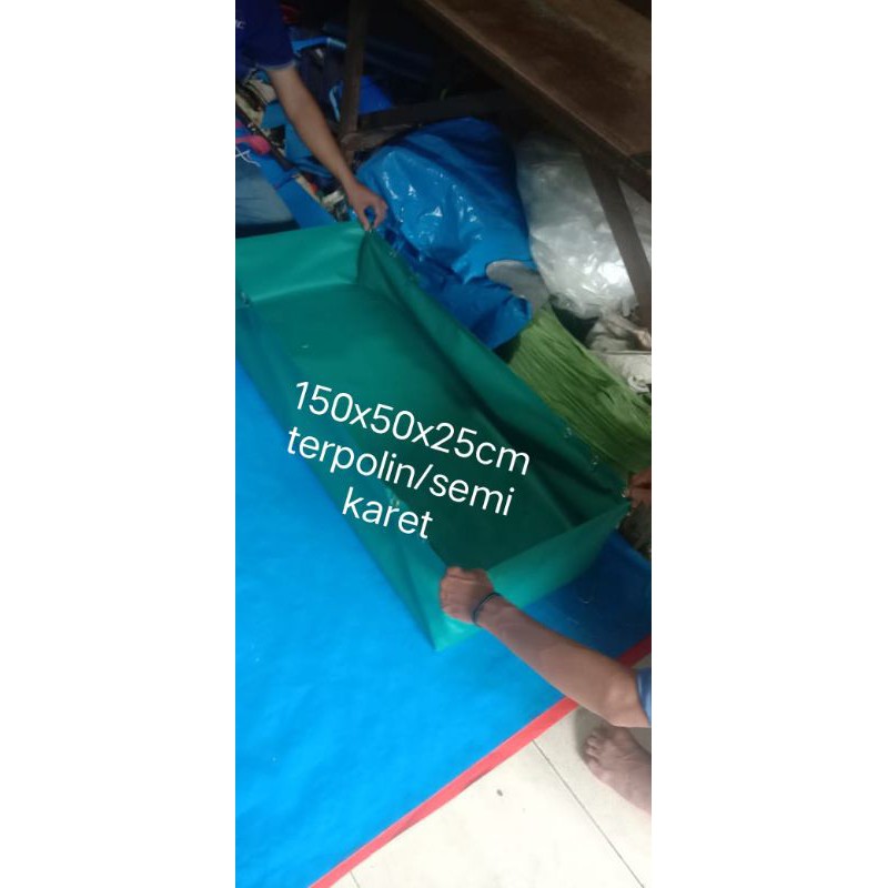 Jual terpal kolam bahan semi karet ukuran 150cm x 50cm x 25cm | Shopee Indonesia