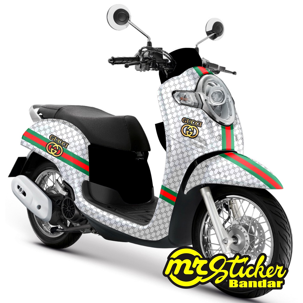 Jual Decal scoopy full body Full Blok Sticker Scopy Dekal New Fi 2017 2018 2019 2020 guci ...