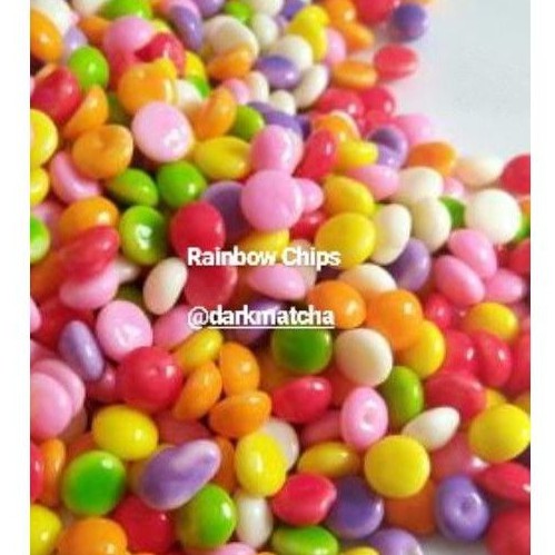 Jual rainbow topping choco chips choco chip cokelat coklat warna warni ...