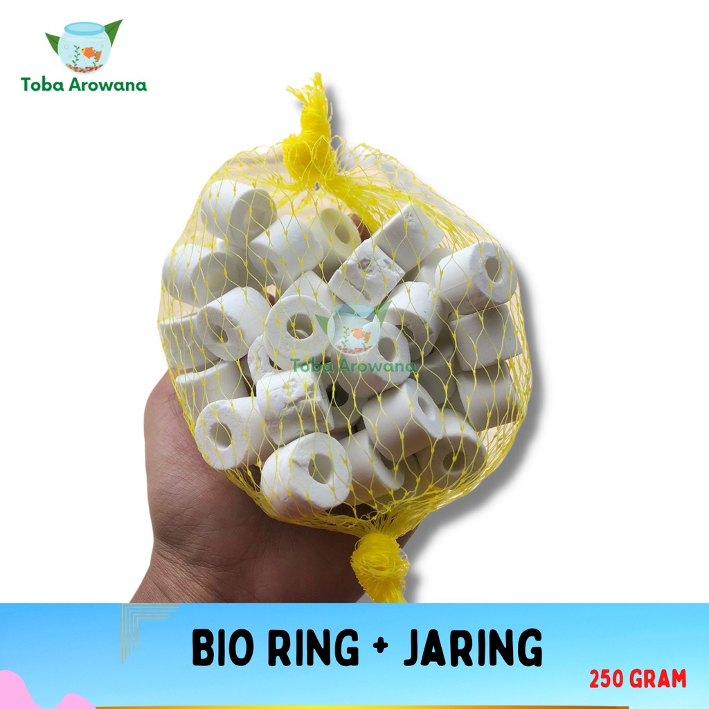 Jual Bioring Filter Air Aquarium Kolam Ikan Bio Ring bungkus Jaring ...