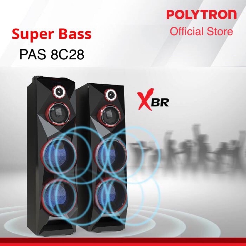 Jual POLYTRON PAS 8CF28 - Speaker Active Bluetooth | Shopee Indonesia