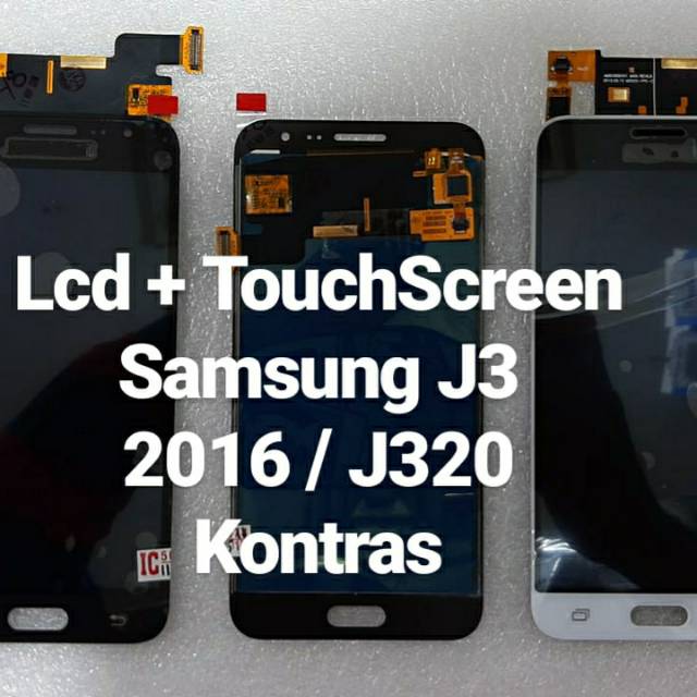 Jual Lcd + TouchScreen Samsung J3 2016 / J320 Kontras ( AAA ) | Shopee ...