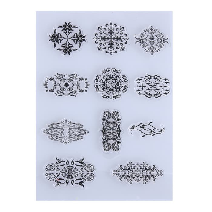 Jual Clear Stamp (Stempel Transparan/Bening) - Symmetrical Vintage ...