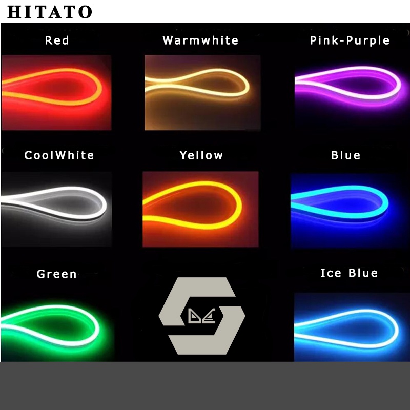Jual Lampu LED SMD Neon Flex Strips Light 2835 Warna AC 220V IP65 ...