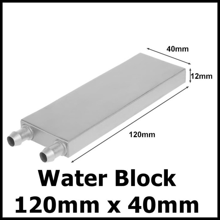 Jual Waterblock cooling peltier 120x40mm water block watercooling CPU ...
